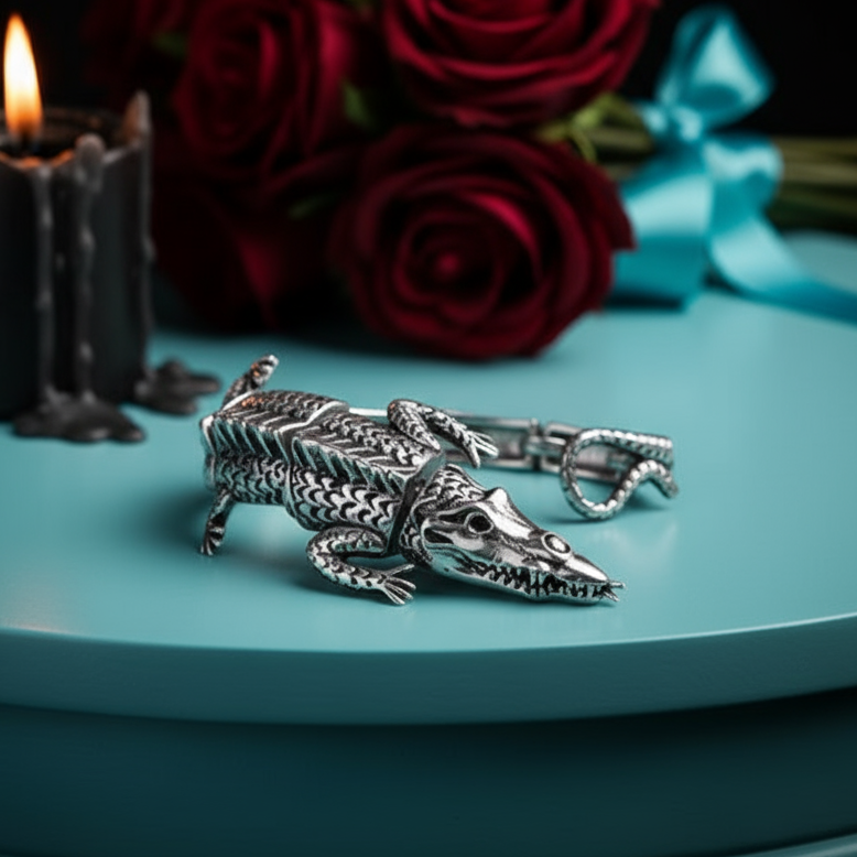 Punk Skeleton Chunky Bracelet – Evani Jewelry